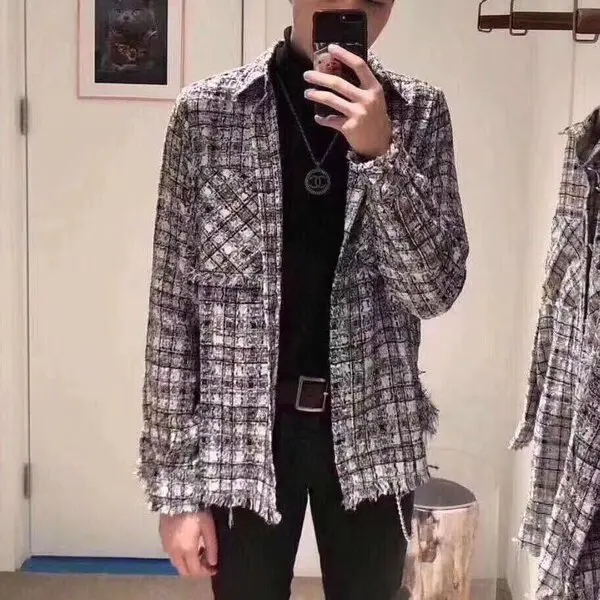 Faith Connexion Plaid Tweed Jacket