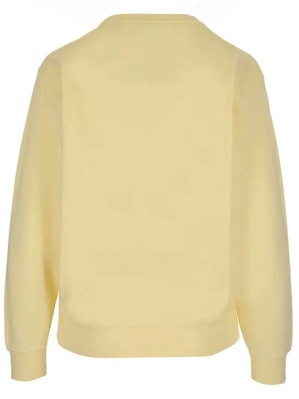 Kenzo Logo Print Crewneck Sweatshirt - Nude