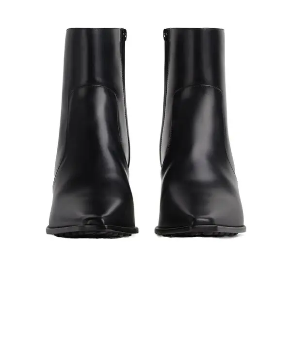 Bottega Veneta Tex Ankle Boots With Galvanized Heel