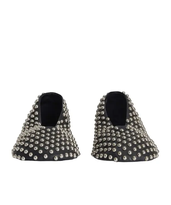 JIL SANDER Studded Ballerina Flats