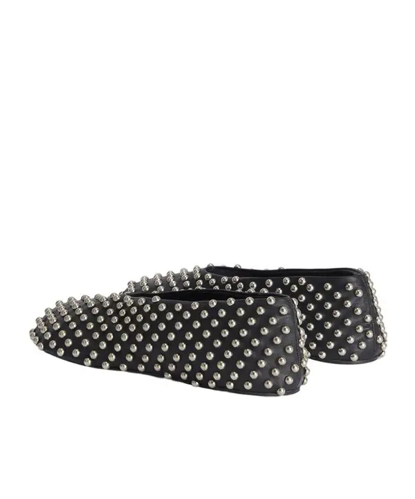JIL SANDER Studded Ballerina Flats