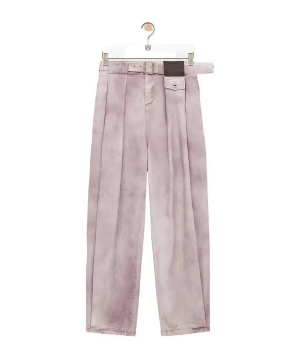 Loewe Wide-leg Mid-rise Jeans - Pink