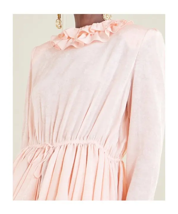 Chloé Ruffle Detailed Drawstring Top