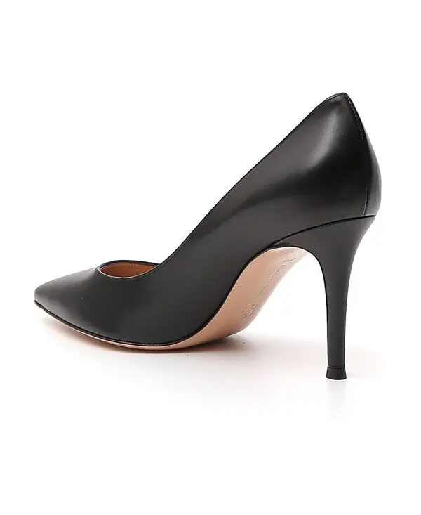 GIANVITO ROSSI 85 Heeled Pumps - Black