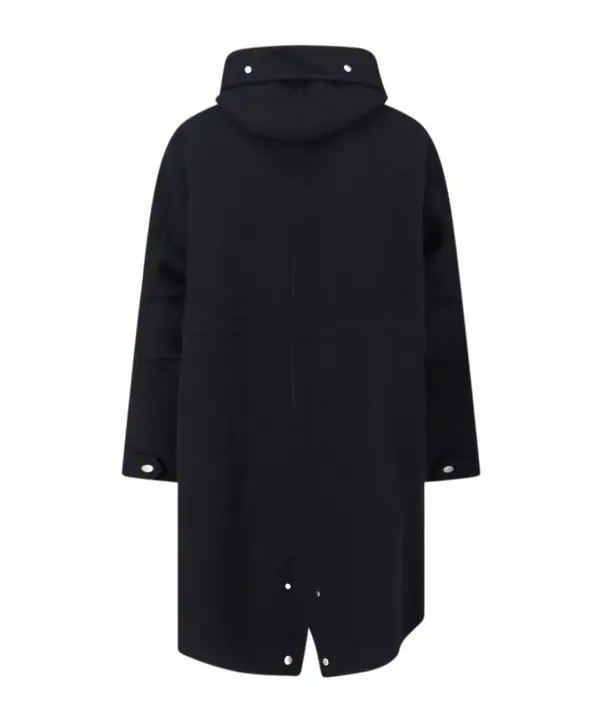 JIL SANDER Zip-up Hooded Jacket With Back Slits