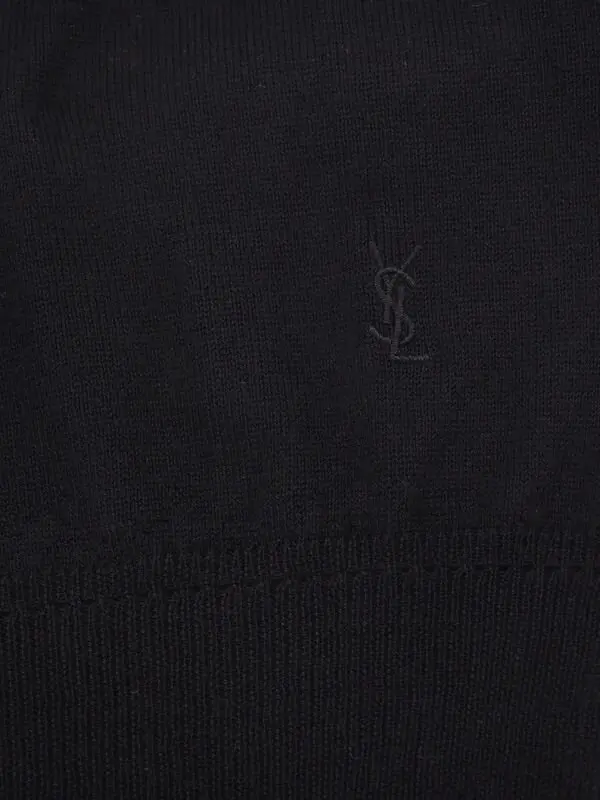 Saint Laurent Cassandre Turtleneck Long-sleeved Jumper