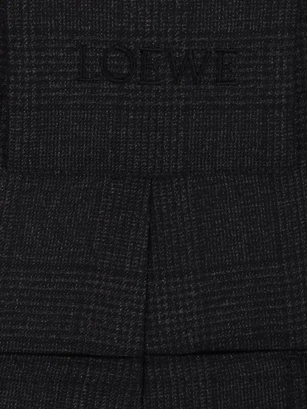Loewe Check-pattern Cargo Knee-length Shorts