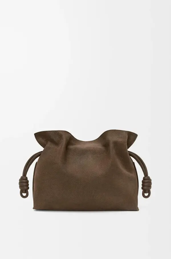 Loewe Flamenco Medium Clutch Bag - Green
