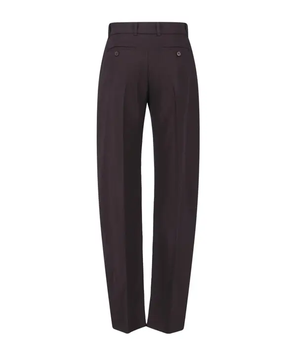Alexander McQueen Tailored Trousers With Pressed Crease