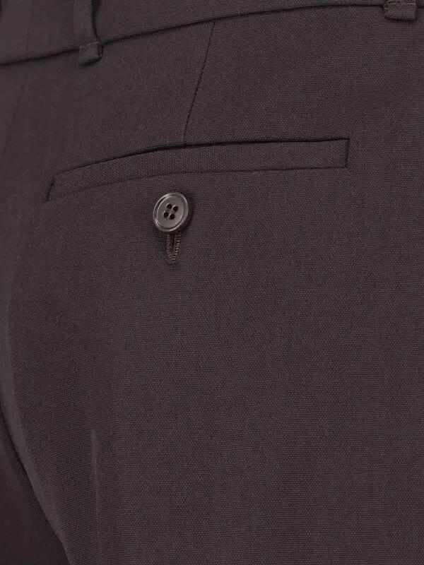 Alexander McQueen Tailored Trousers With Pressed Crease