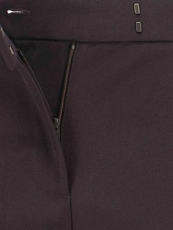 Alexander McQueen Tailored Trousers With Pressed Crease