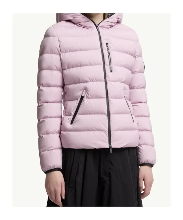 Moncler Herbe Hooded Short Down Jacket