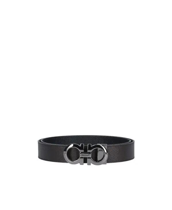 FERRAGAMO Logo Belt - Black