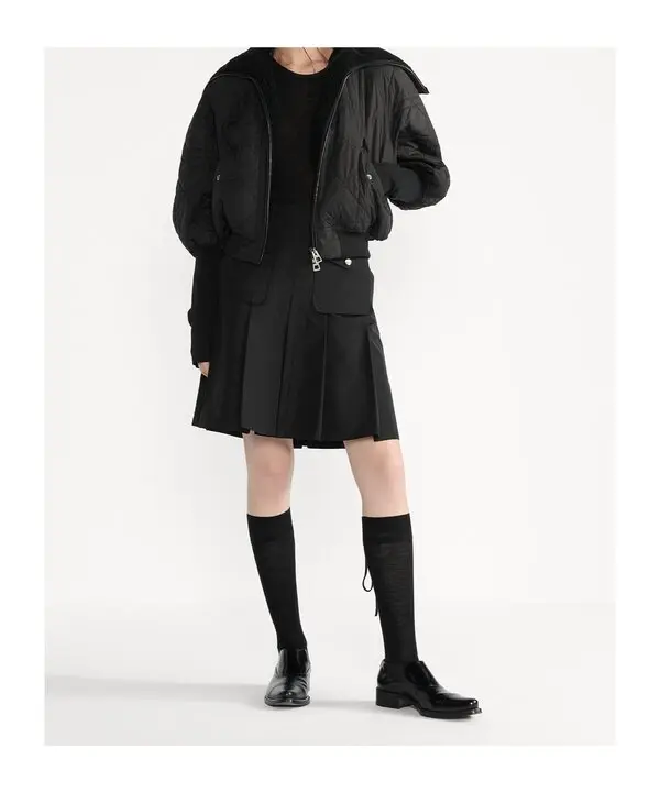 Dior Pleated Skirt With Belt Loops