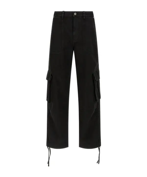 Loewe Straight-leg Cargo Trousers - Black