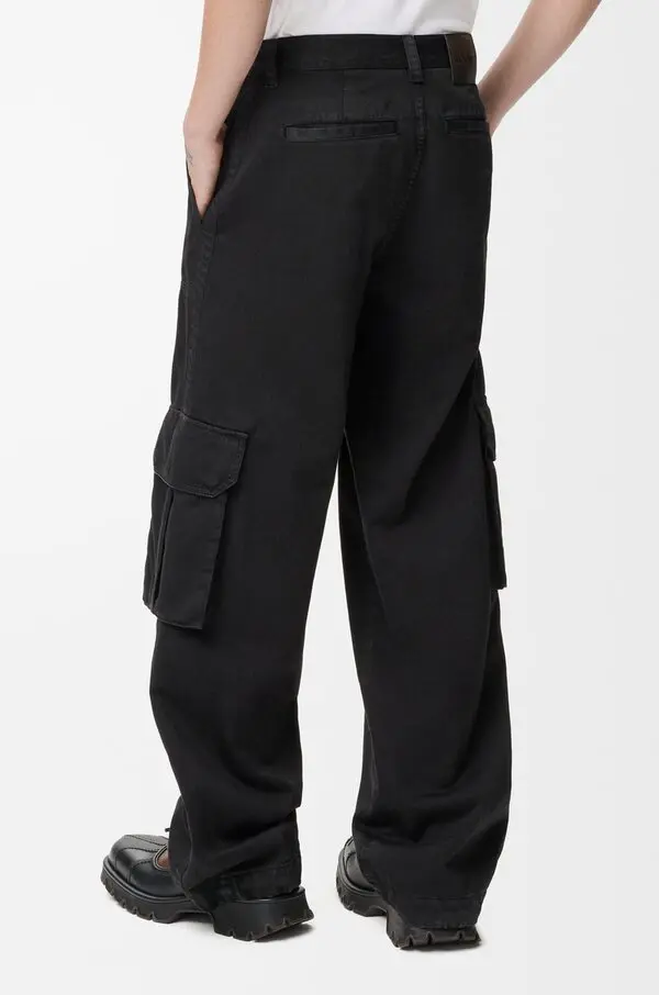 Loewe Straight-leg Cargo Trousers - Black