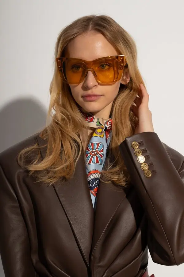 Balmain Logo Embellished Sunglasses