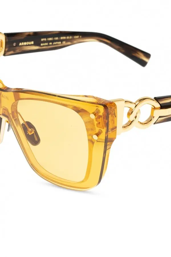 Balmain Logo Embellished Sunglasses