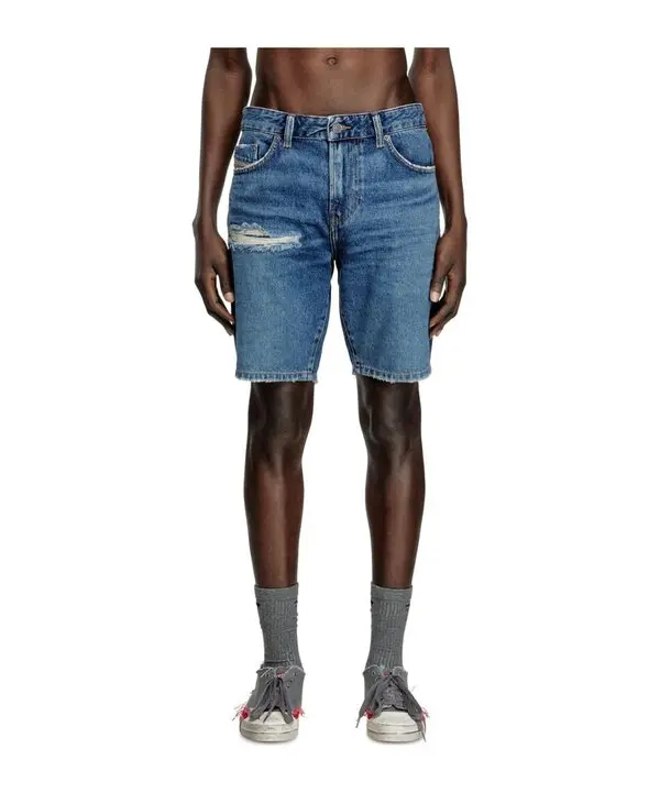 DIESEL® D-fin Denim Shorts - Medium Blue