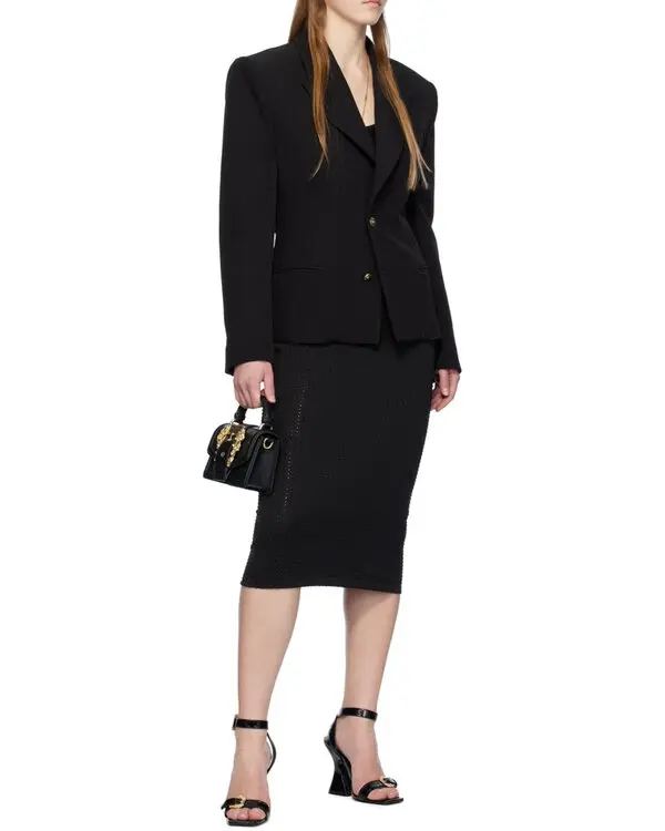 Versace Embellished Midi Skirt