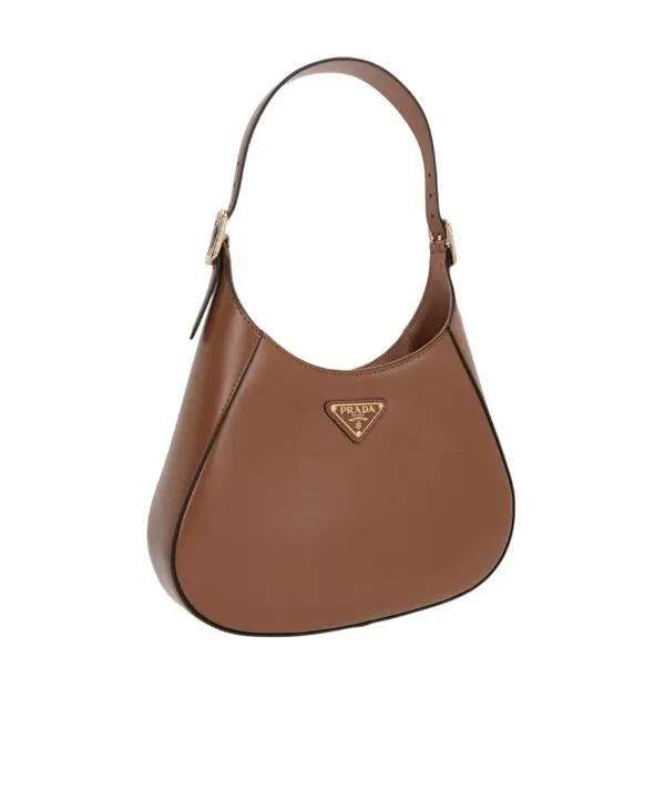Prada Logo Plaque Shoulder Bag