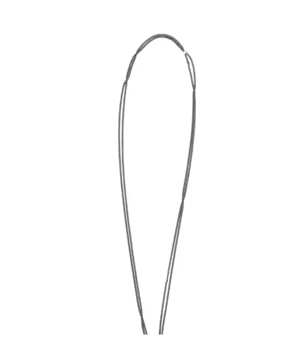 Dsquared2 Layered Cross Pendant Necklace - Gray