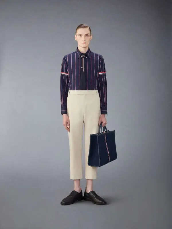 Thom Browne Typewriter Cloth Straight-leg Trousers