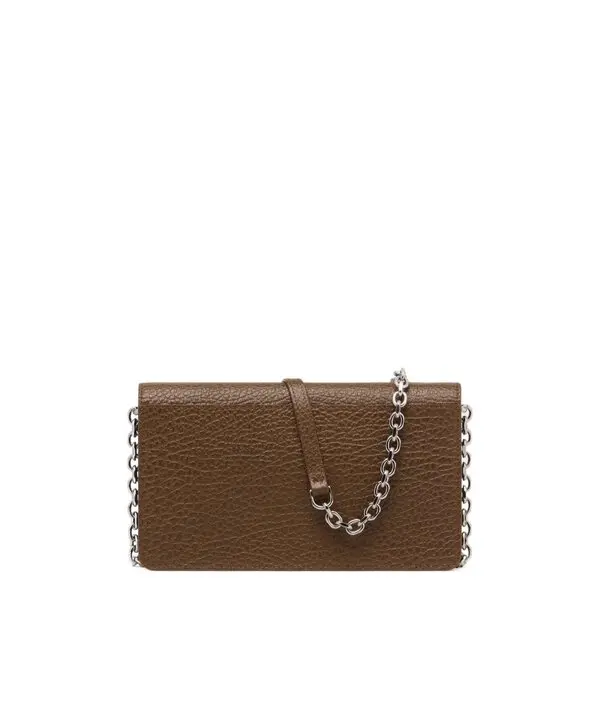 MAISON MARGIELA Chain Flap Wallet - Brown