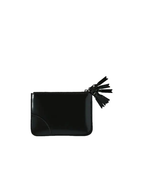 Comme Des Garçons Logo Embossed Wallet - Black