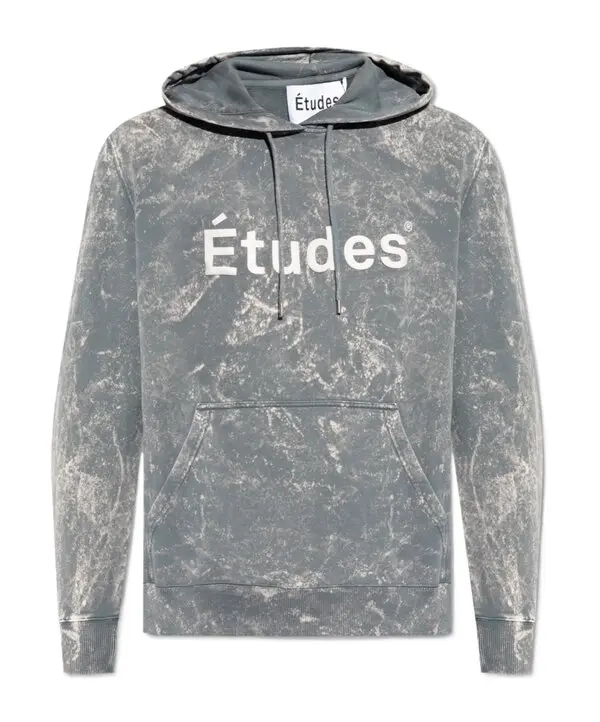 ETUDES Logo Print Hooded Sweatshirt