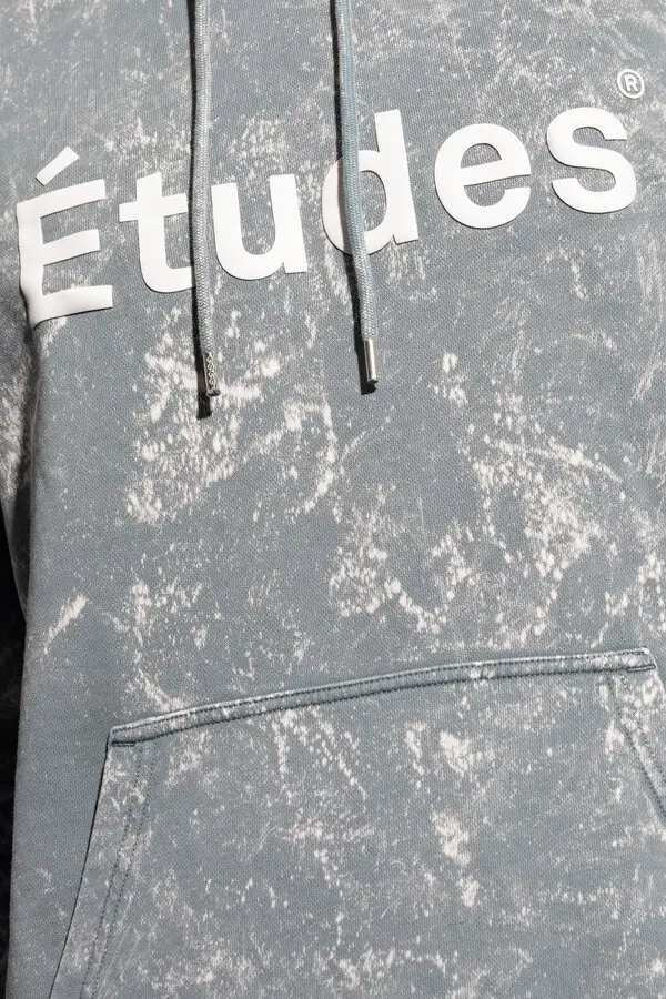 ETUDES Logo Print Hooded Sweatshirt