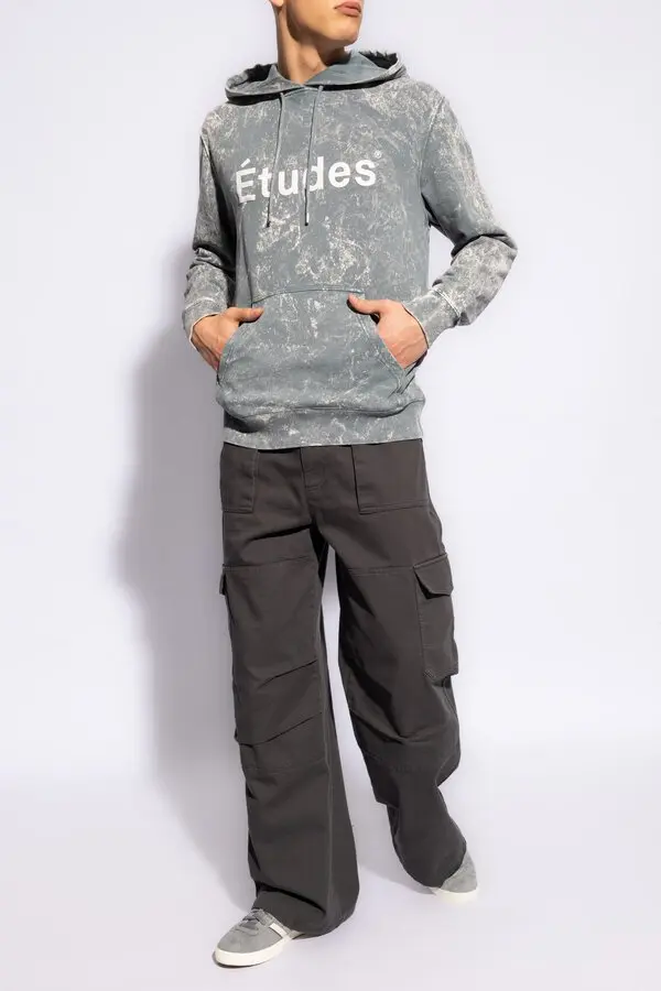 ETUDES Logo Print Hooded Sweatshirt