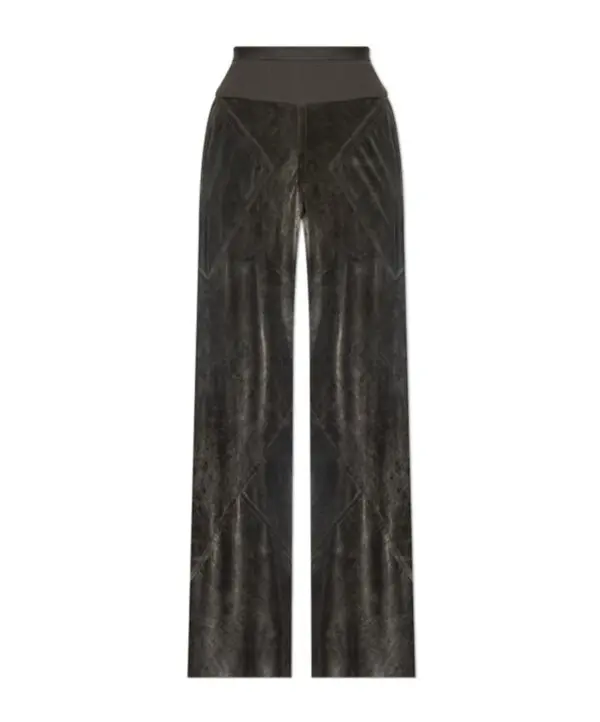 Rick Owens High-waist Wide-leg Trousers - Black