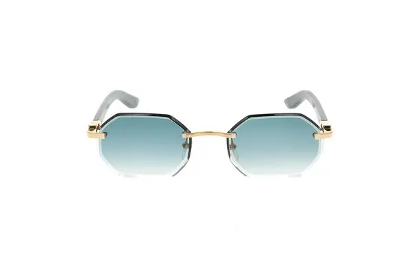 Cartier Octagonal Rimless Sunglasses