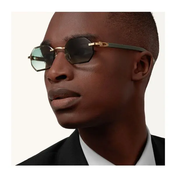 Cartier Octagonal Rimless Sunglasses