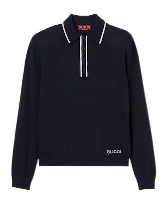 Gucci Fine Knit Polo Shirt