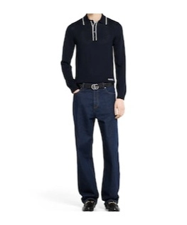 Gucci Fine Knit Polo Shirt