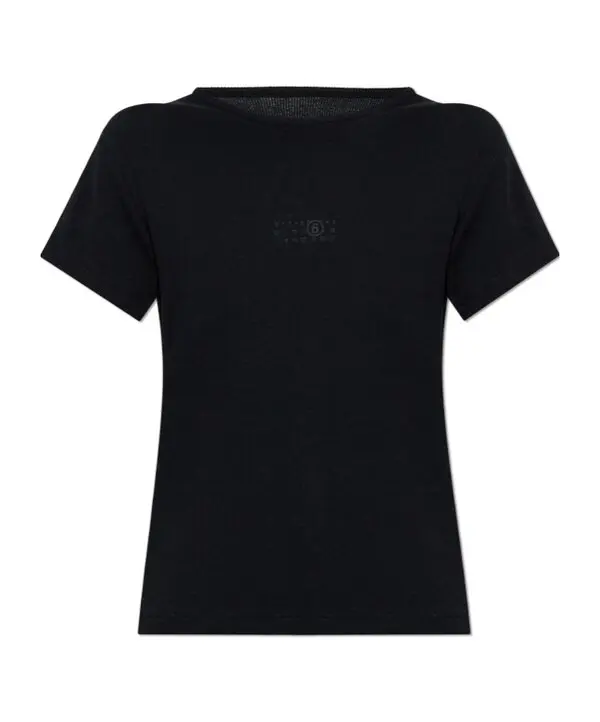 MAISON MARGIELA Knitted Top With Crew Neck