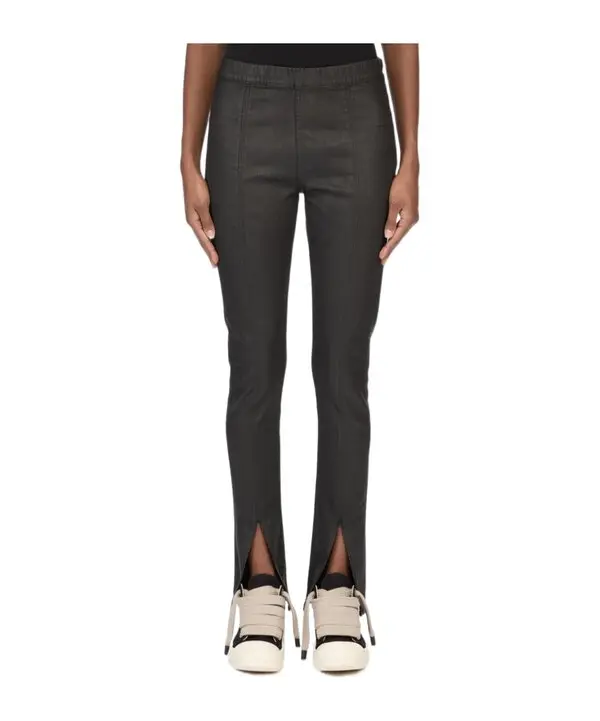 Rick Owens Slit Front Leggings - Black