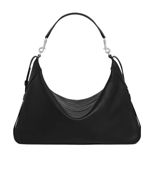 Celine Large Romy In Supple Grained Calfskin - Black