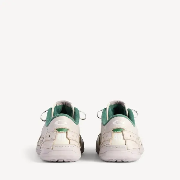 Balenciaga Hamptons Medium Distressed Sneakers - Beige/green