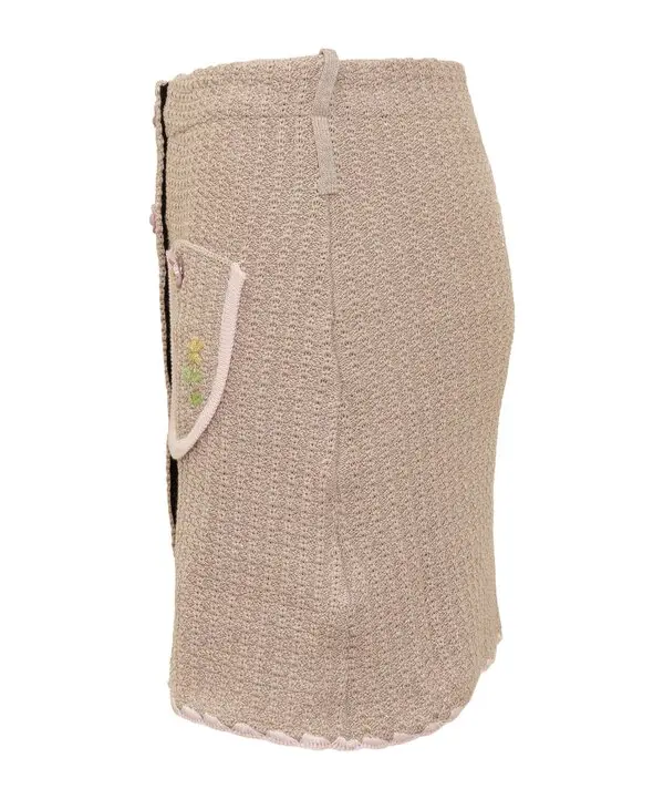CORMIO Chiara Buttoned Mini Skirt