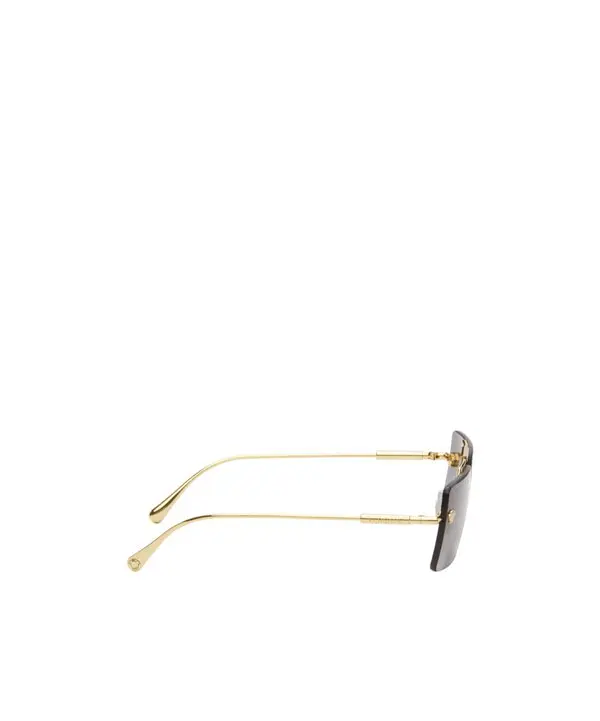 Versace Rimless Sunglasses With Medusa Hardware