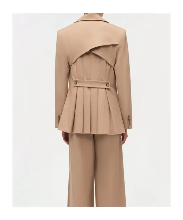 Simkhai Moren Pleated Back Blazer