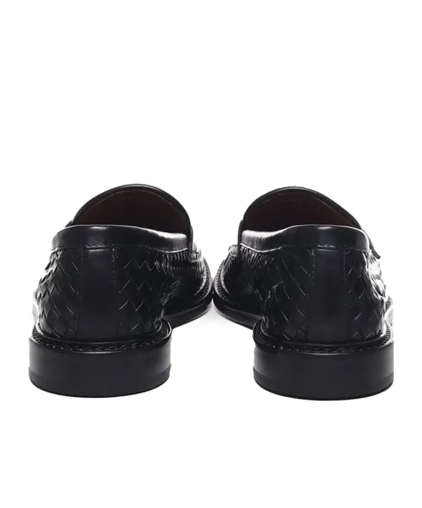 DOUCAL'S Woven Penny Loafers