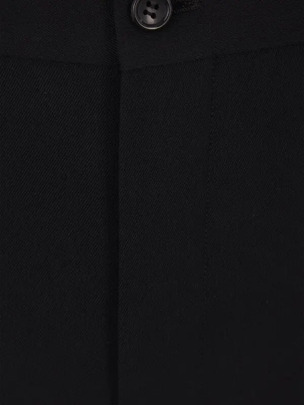 Comme Des Garçons Slim Fit Zip Detail Trousers
