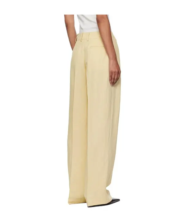 THE FRANKIE SHOP Pleated Wide Leg Trousers