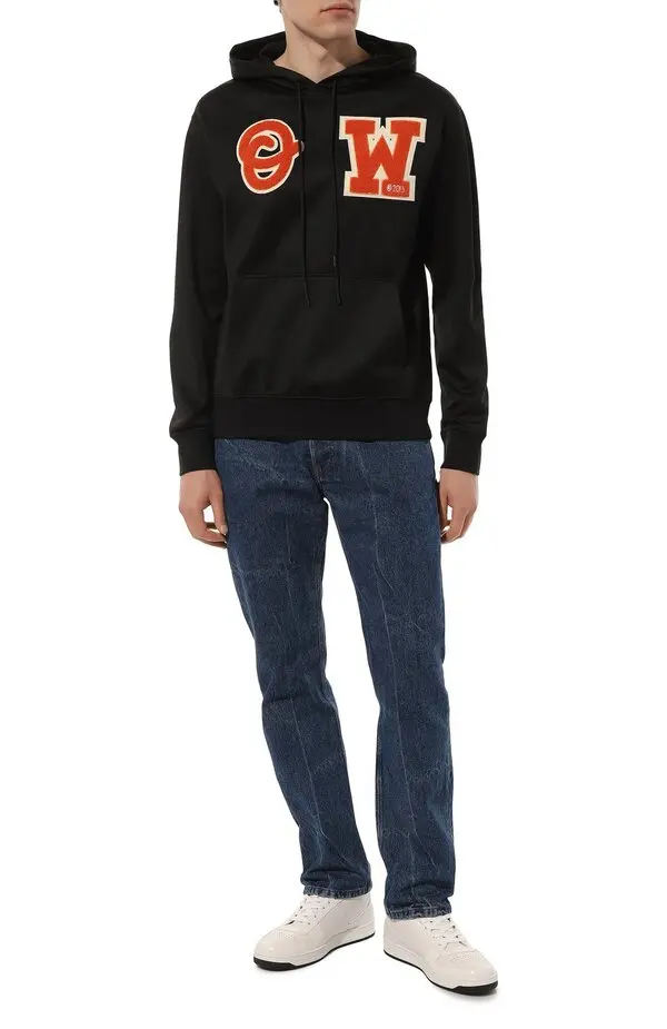 Off-White Hoodie With Logo Detailing