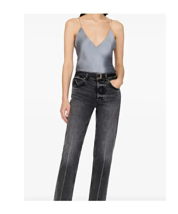 ANINE BING Ellen V-neck Spaghetti Strap Top