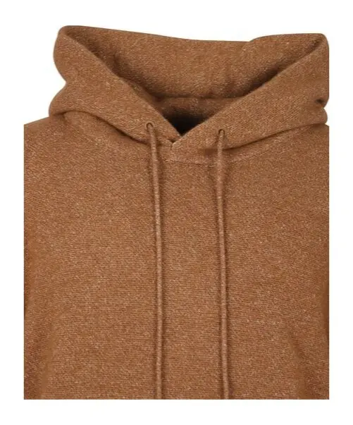 Zegna Drawstring Hood Ribbed Knit Hoodie